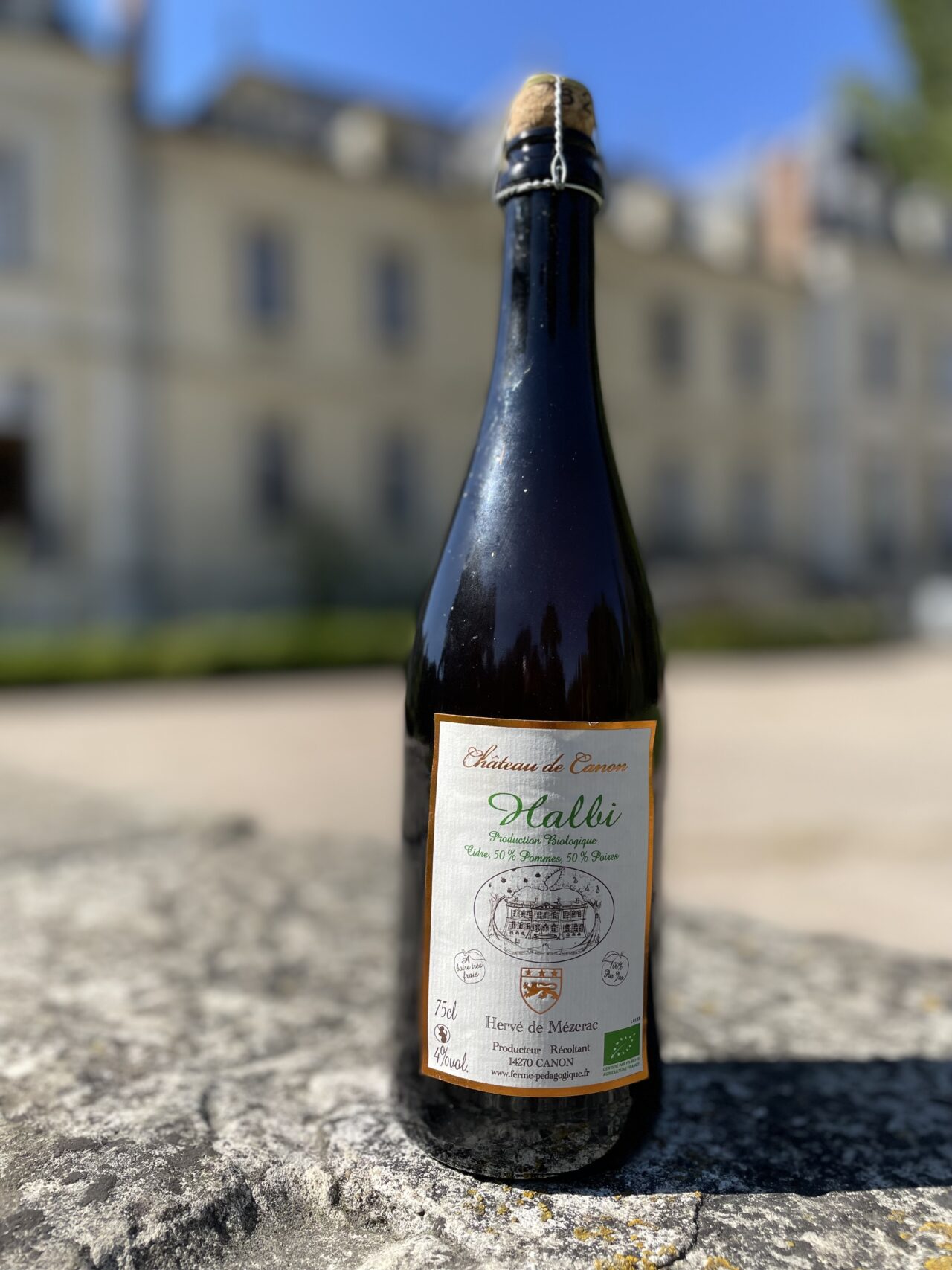 L'halbi, notre cidre pomme - poire - Produits bio de la ferme de Canon